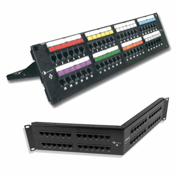 HD Category 5e/6 Loaded Patch Panels